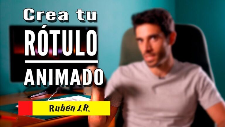 Cómo crear un RÓTULO o Título Animado con After Effects | RBG Escuela